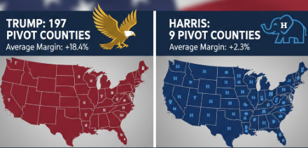 The Great Flip Revisited: How Pivot Counties Shaped the 2024 Map